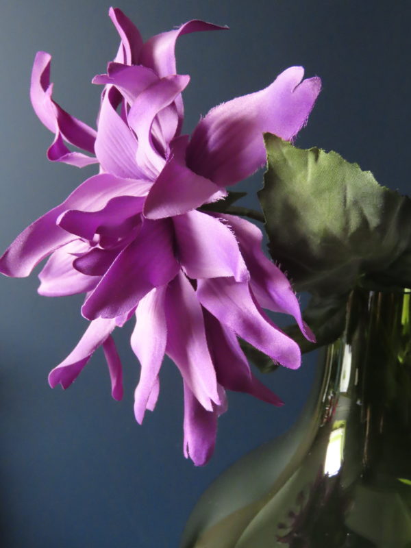 Kunst Zijde Bloem Dahlia Giant Lila